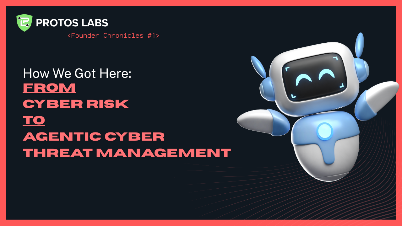 How we got here: From Cyber Risk to Agentic AI for Cyber Threat Management | Protos Labs